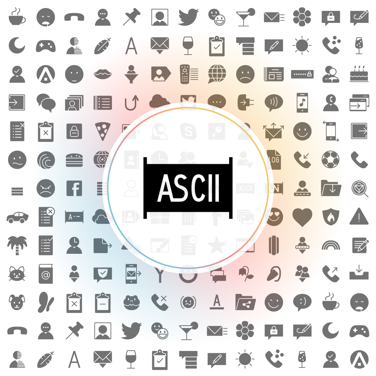 Ascii Icon - Iconshock