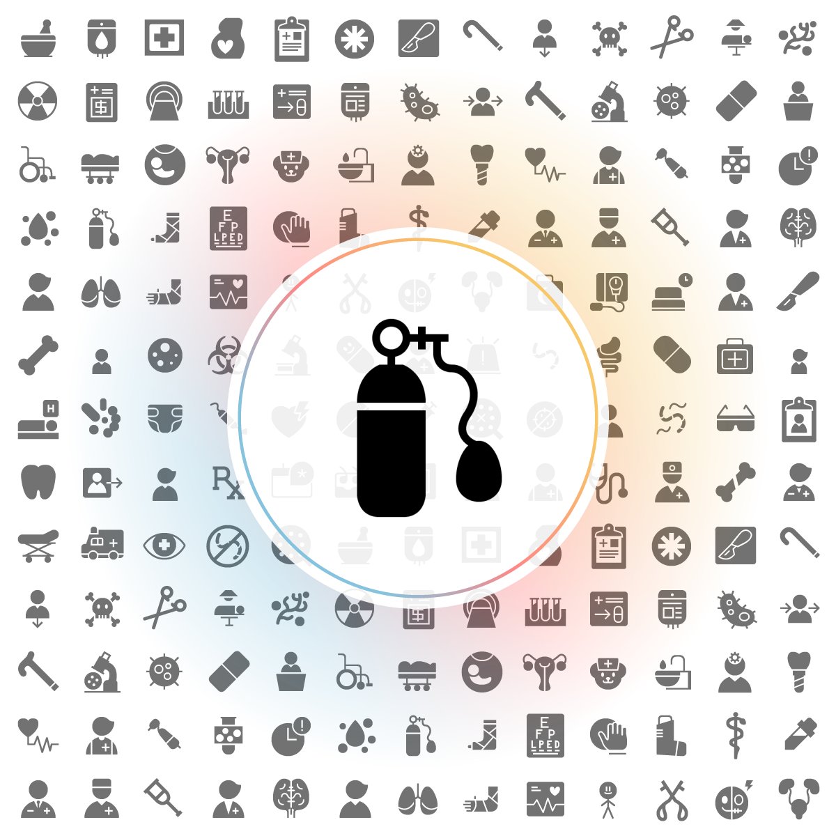 Oxygen bullet Icon - Iconshock