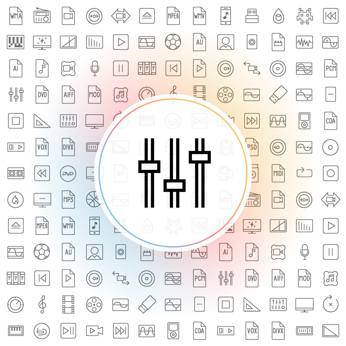 Frequency response Icons - Iconshock