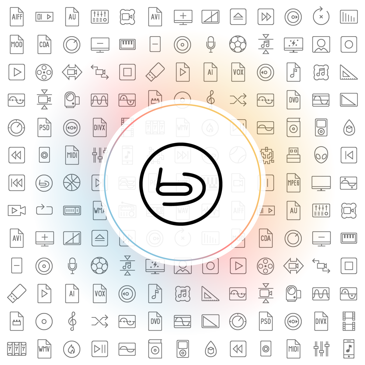 Blu ray Icons - Iconshock
