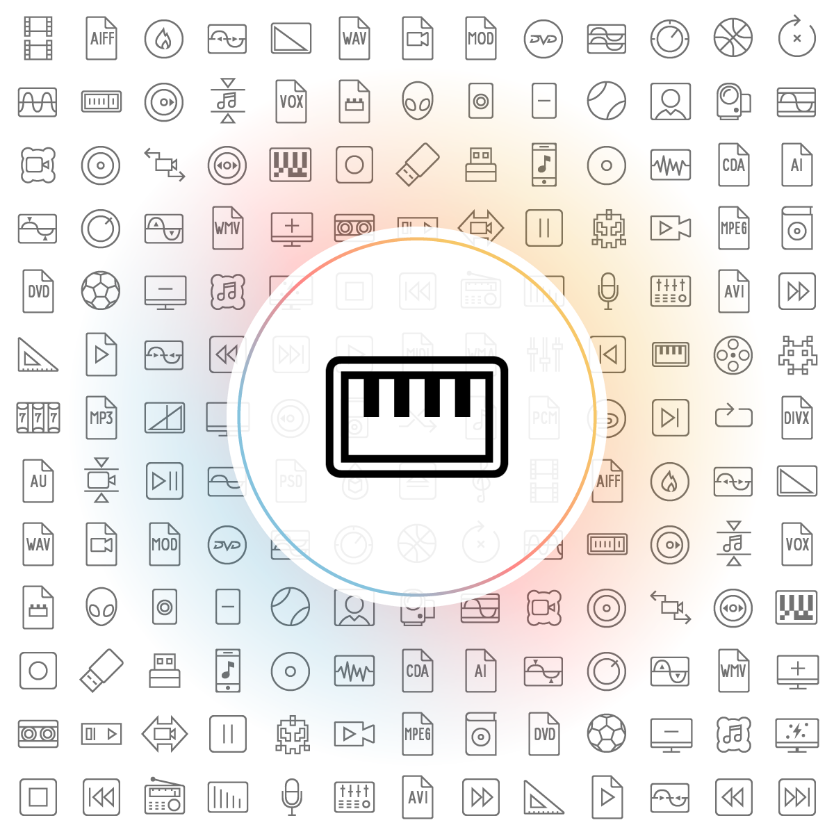 Midi_keyboard Icons - Iconshock