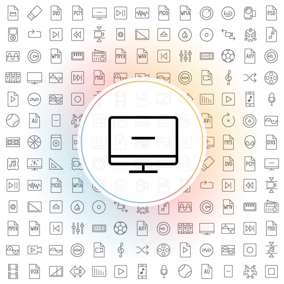 Screen zoom outs Icons - Iconshock