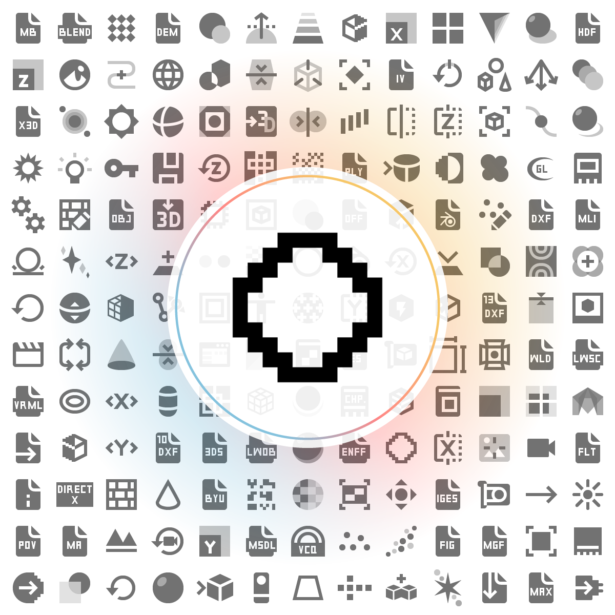 Jaggies Icon - Iconshock