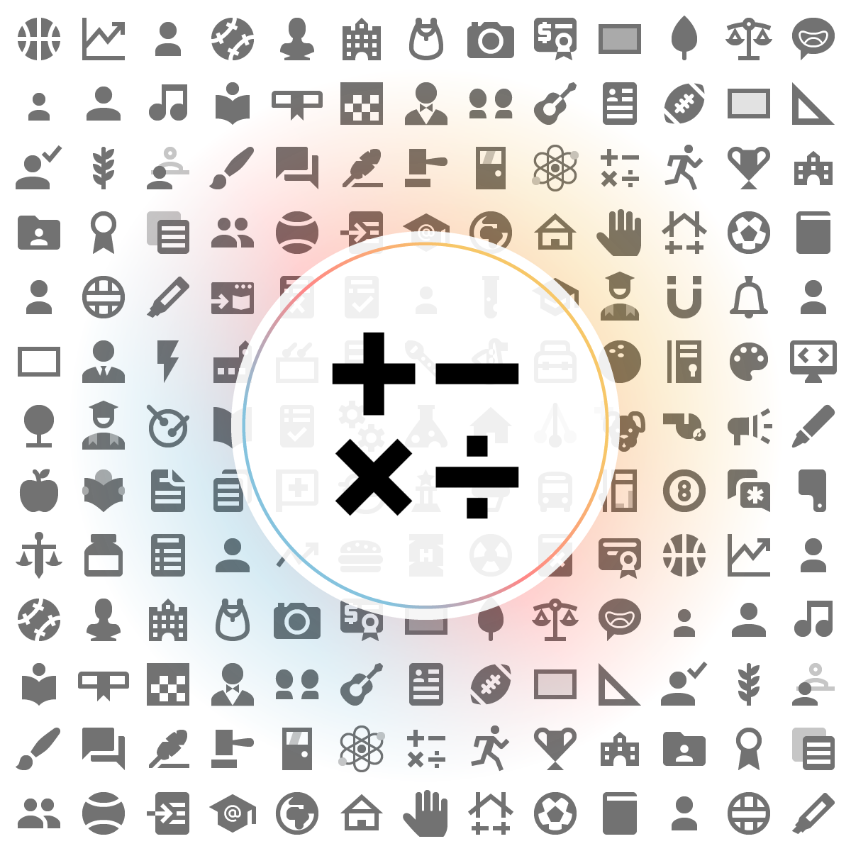 Maths Icon - Iconshock