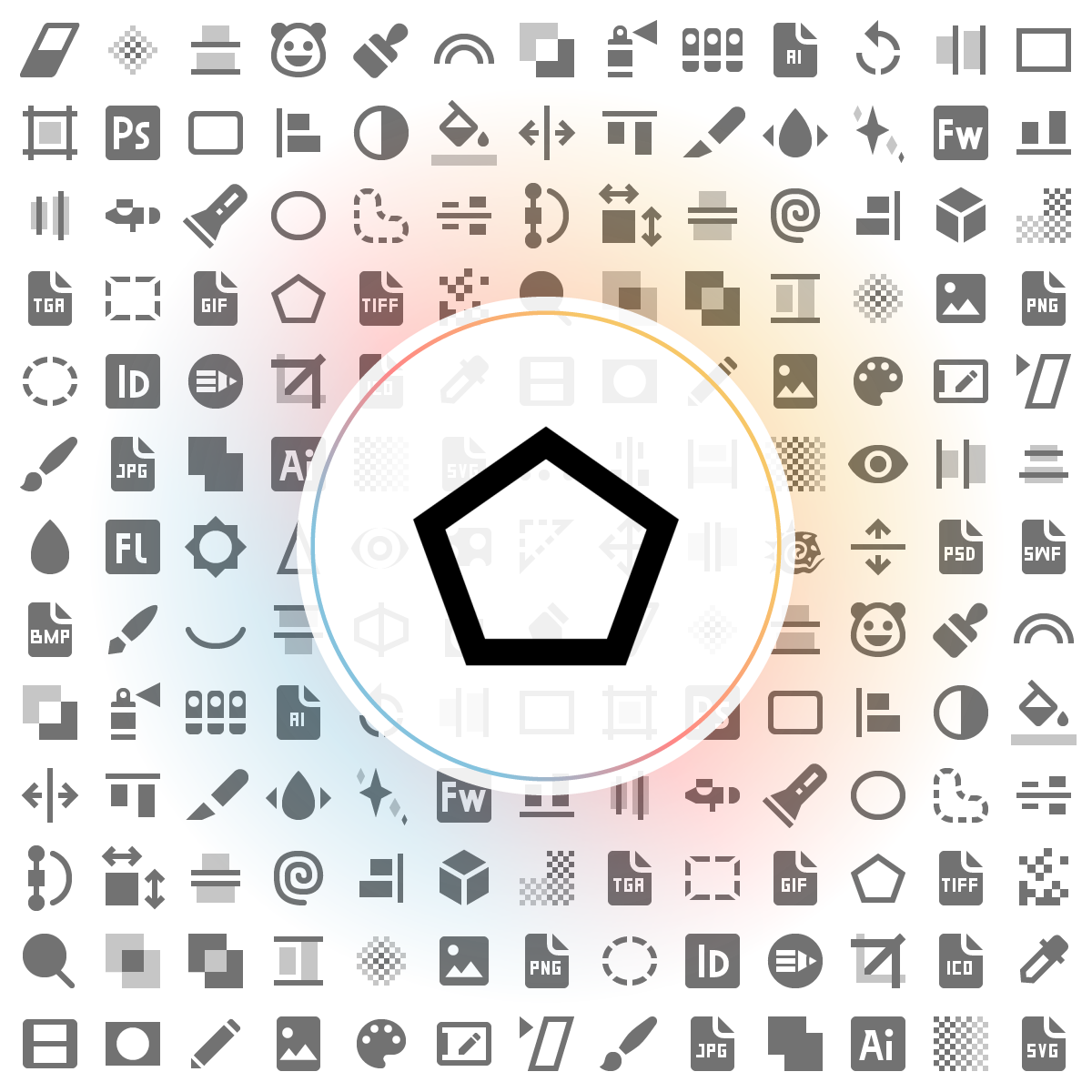 Polygon Icon - Iconshock