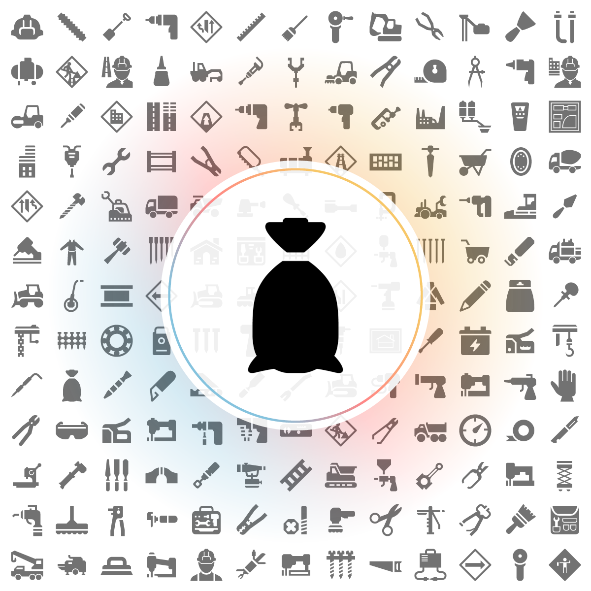 Sandbag Icon - Iconshock