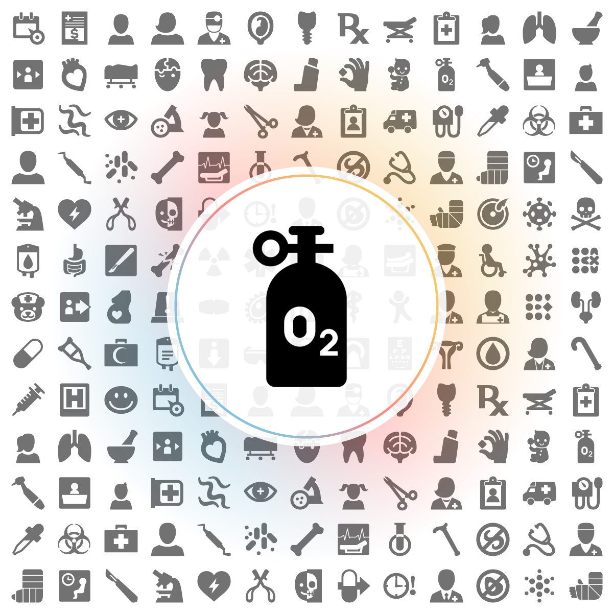 Oxygen bullet Icon - Iconshock