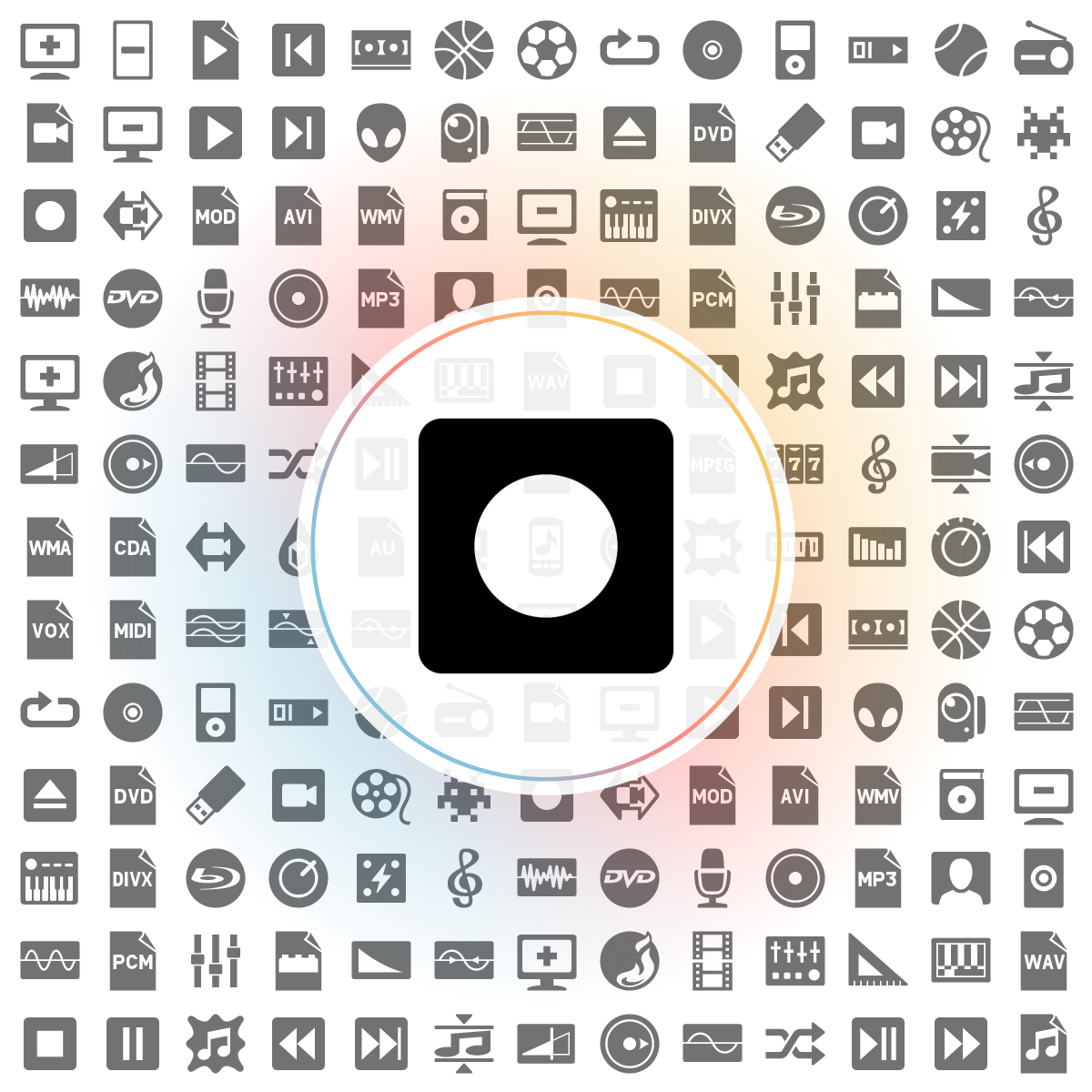 Record Icon - Iconshock