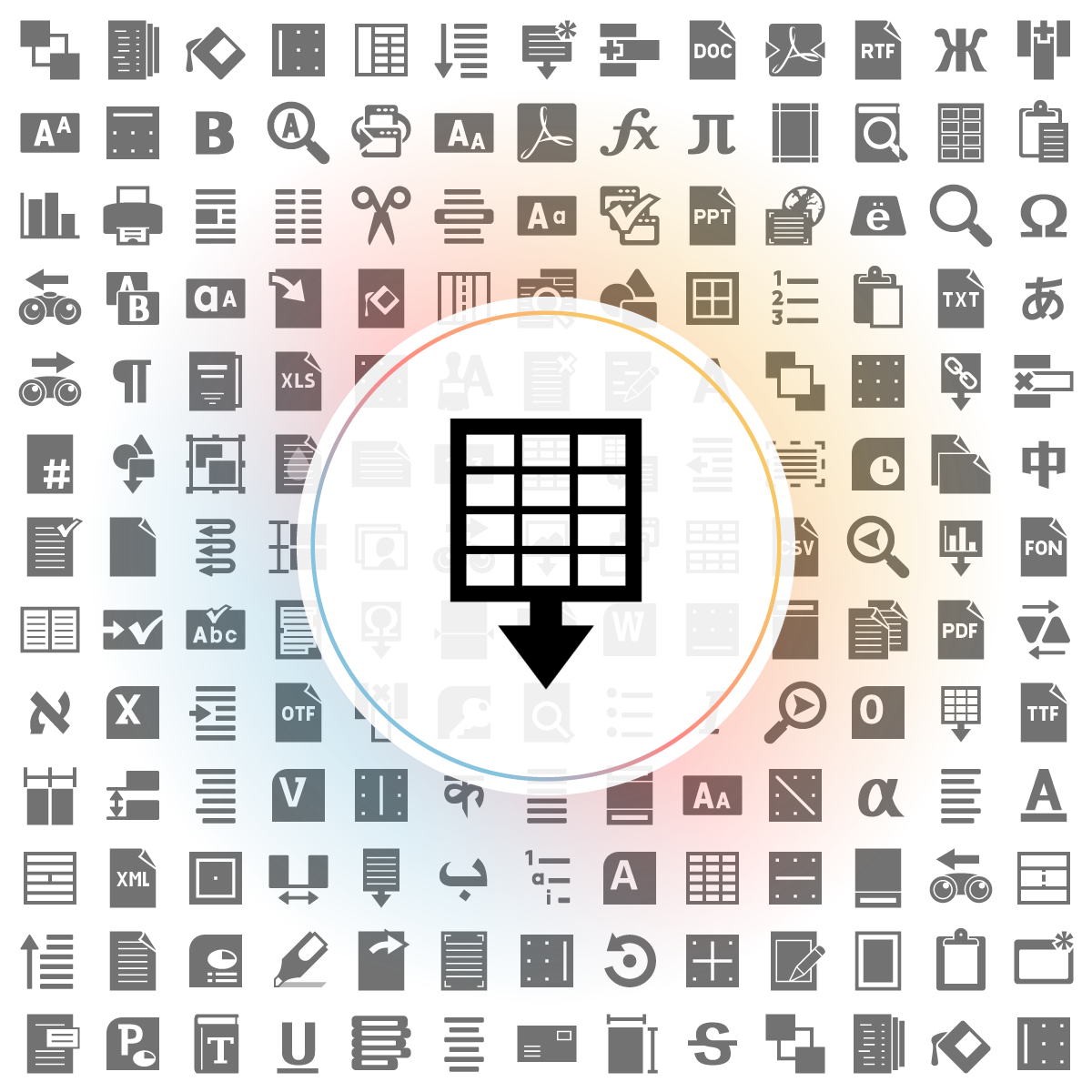 Insert table Icon - Iconshock
