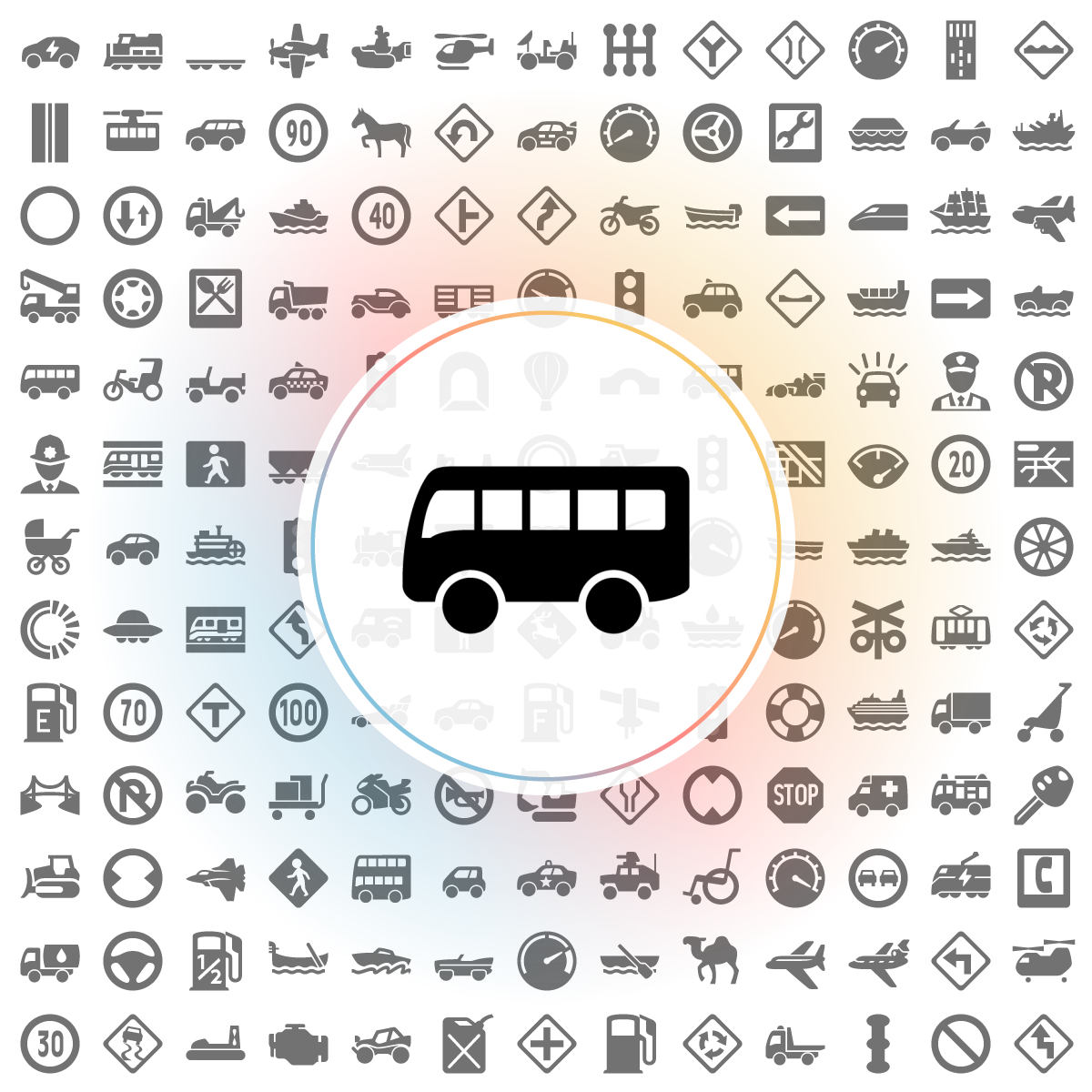 Bus Icon - Iconshock