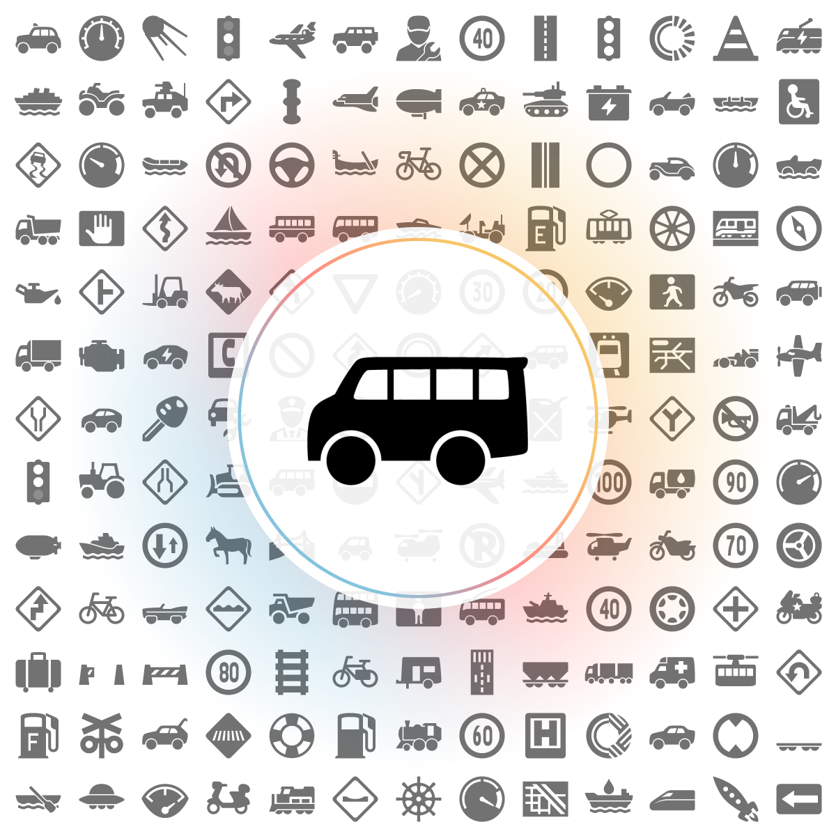 Van Icon - Iconshock