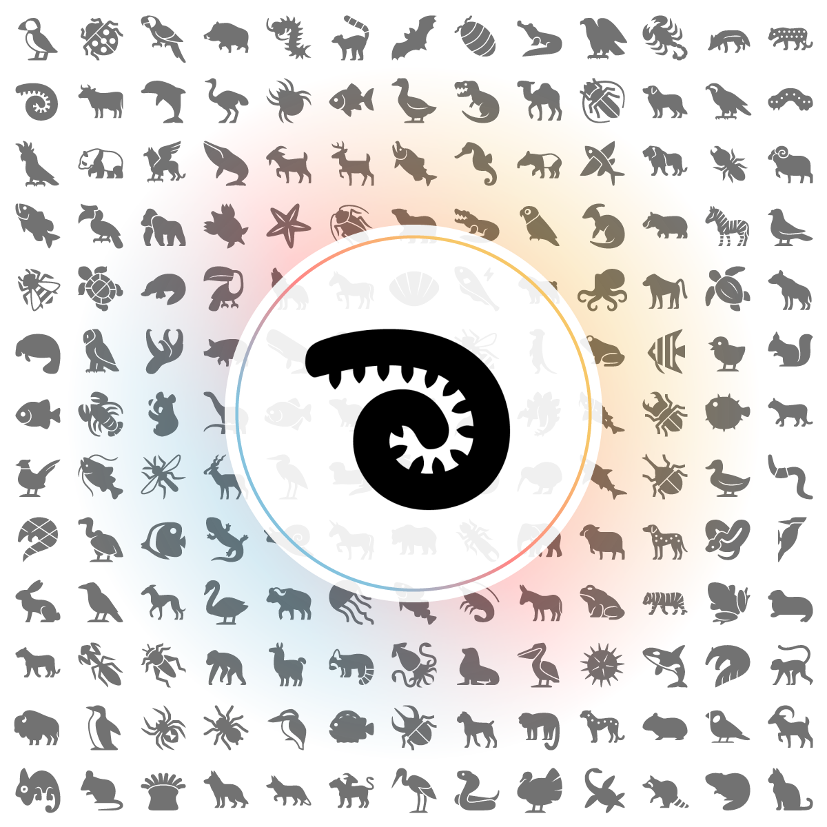 Millipede Icon - Iconshock
