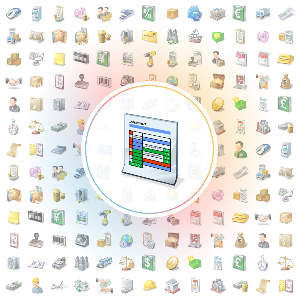 Spread sheet Icon - Iconshock