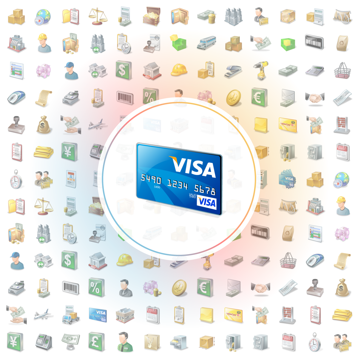 Visa Icon - Iconshock