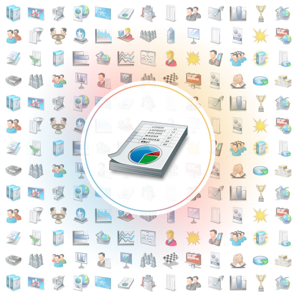 Group data Icon - Iconshock