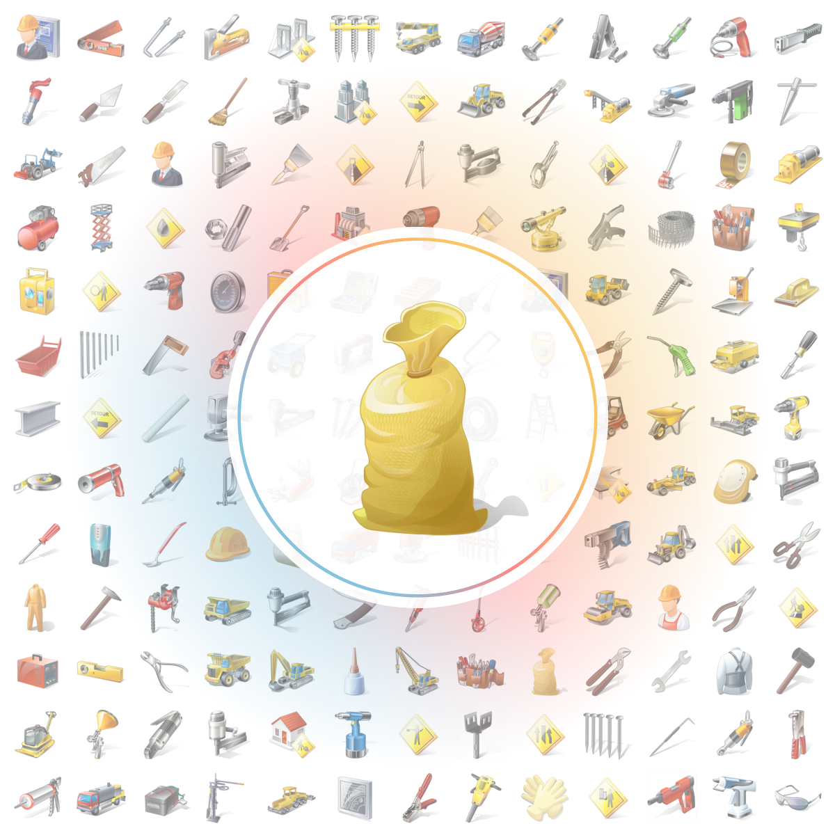 Sandbag Icon - Iconshock