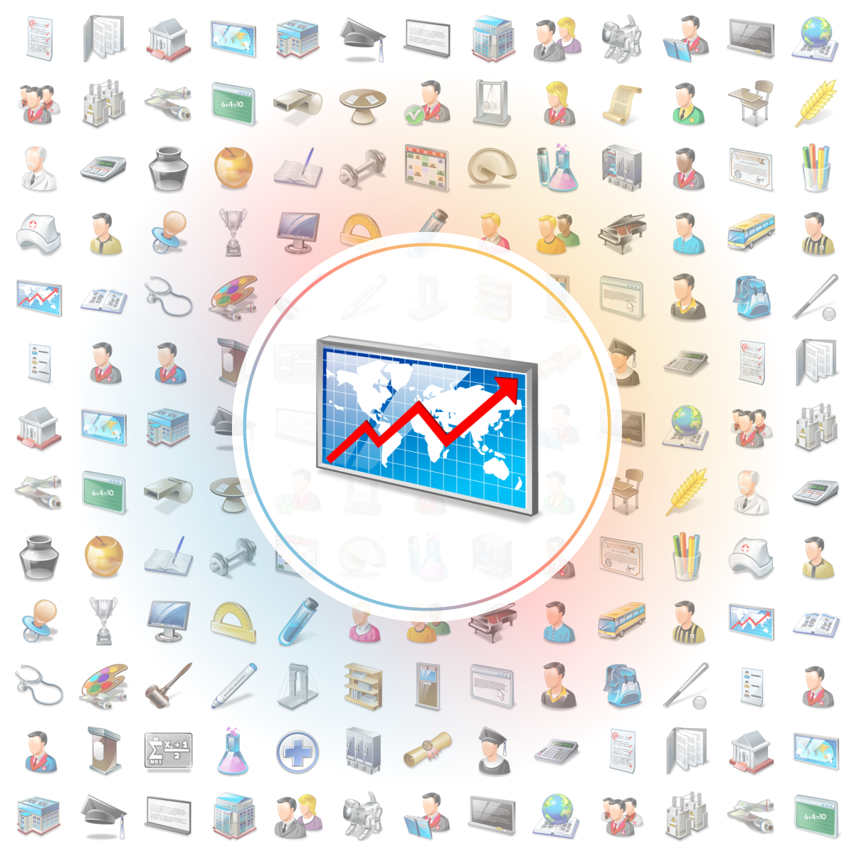 Economics Icon - Iconshock