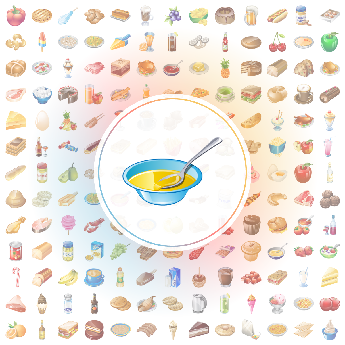 Custard Icon - Iconshock