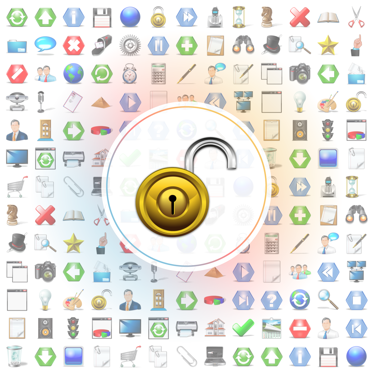 Unlock Icon - Iconshock