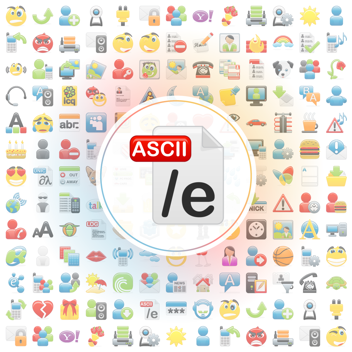 Ascii Icon - Iconshock