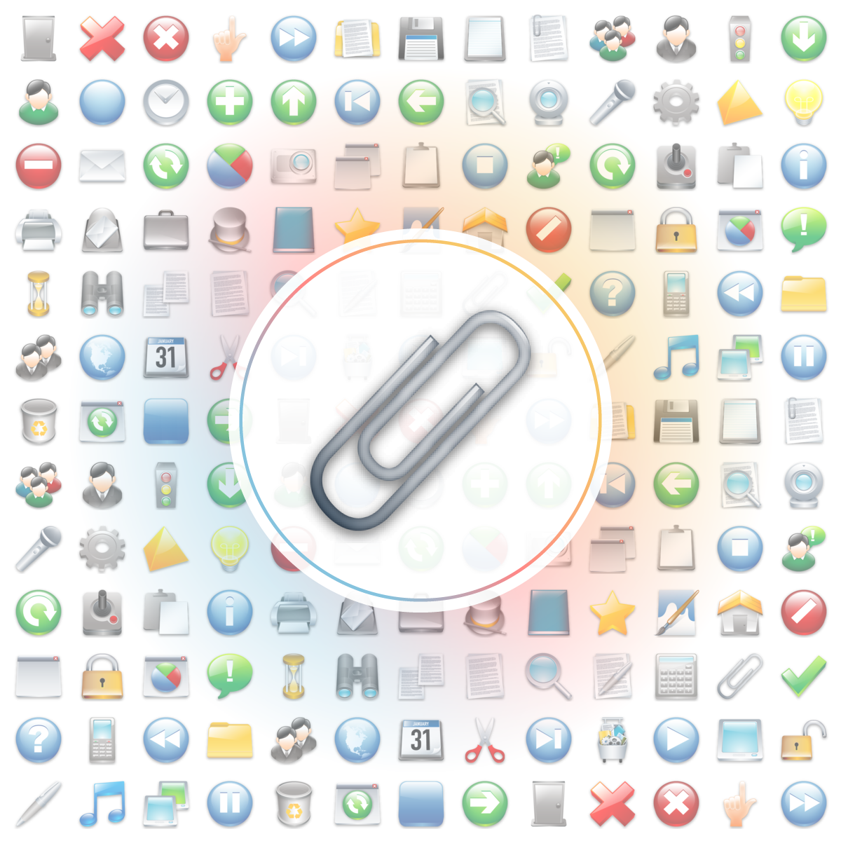 Clip Icon - Iconshock