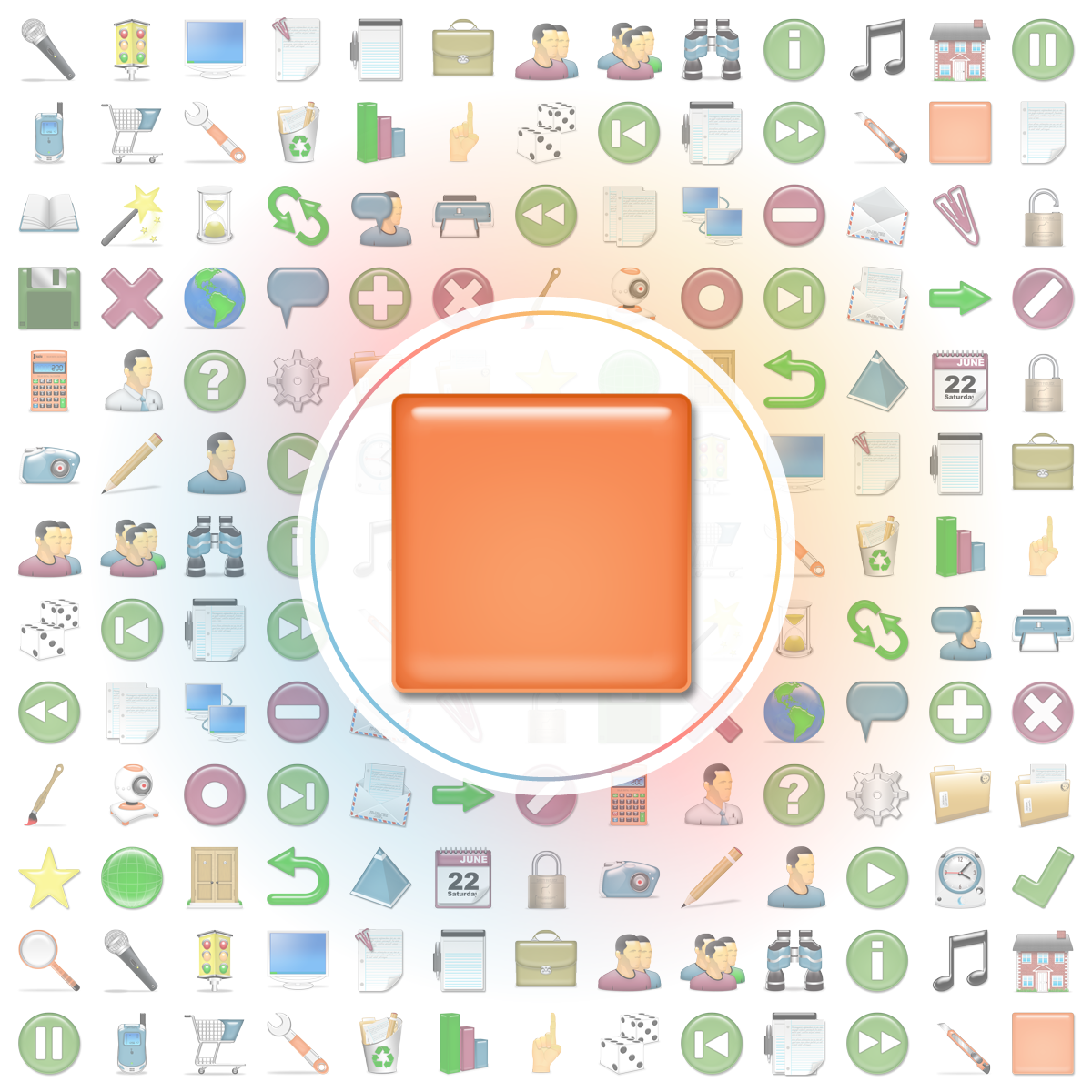 Square Icon - Iconshock