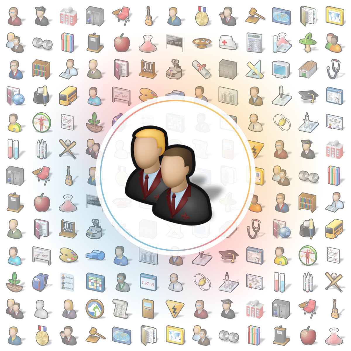 Classmate Icon - Iconshock