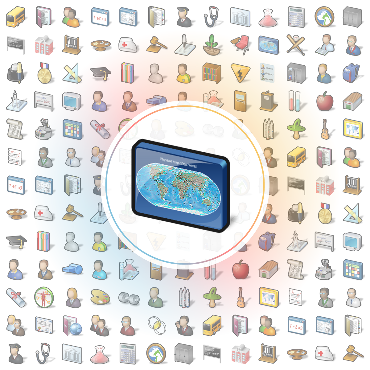 Geography Icon - Iconshock