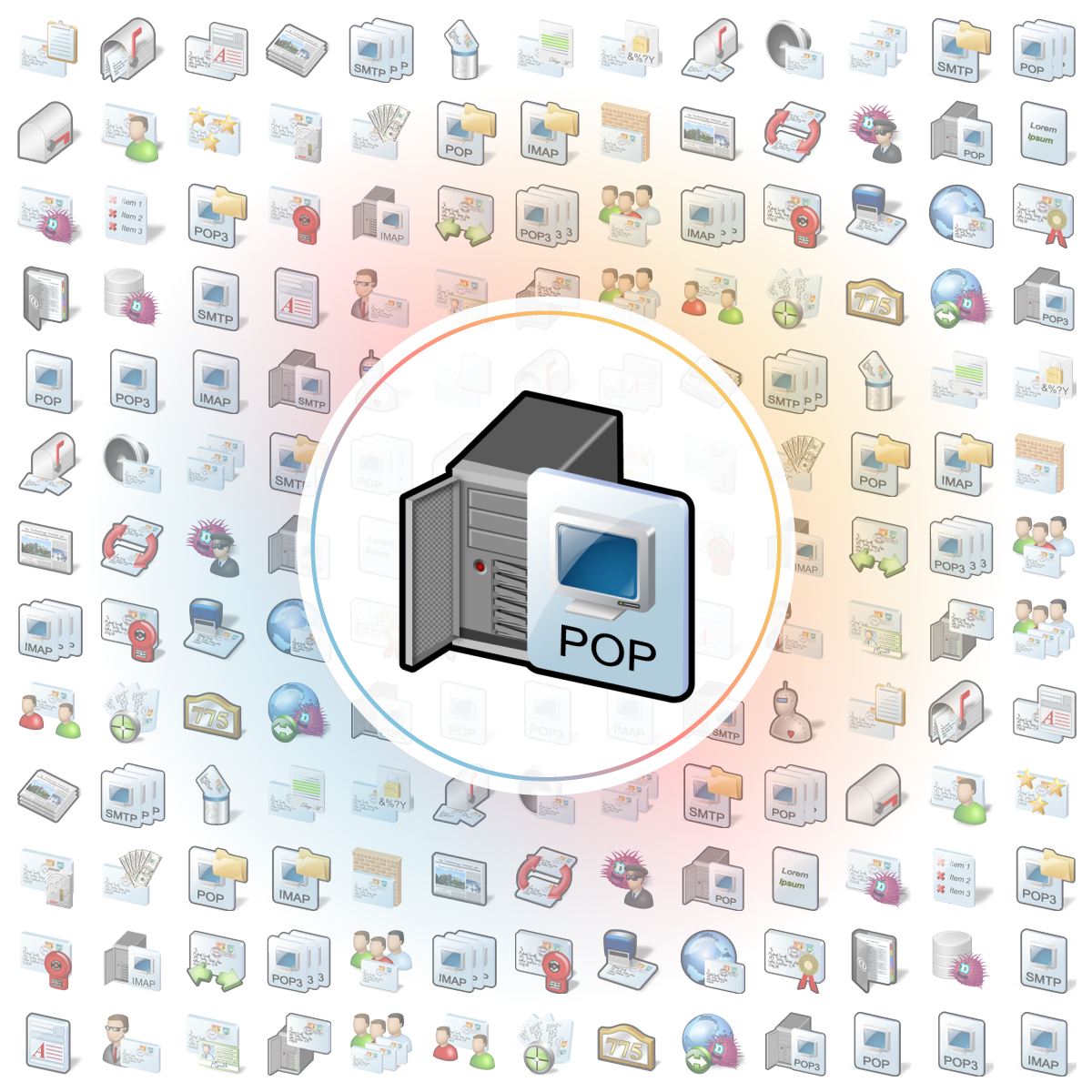 Pop server Icon - Iconshock
