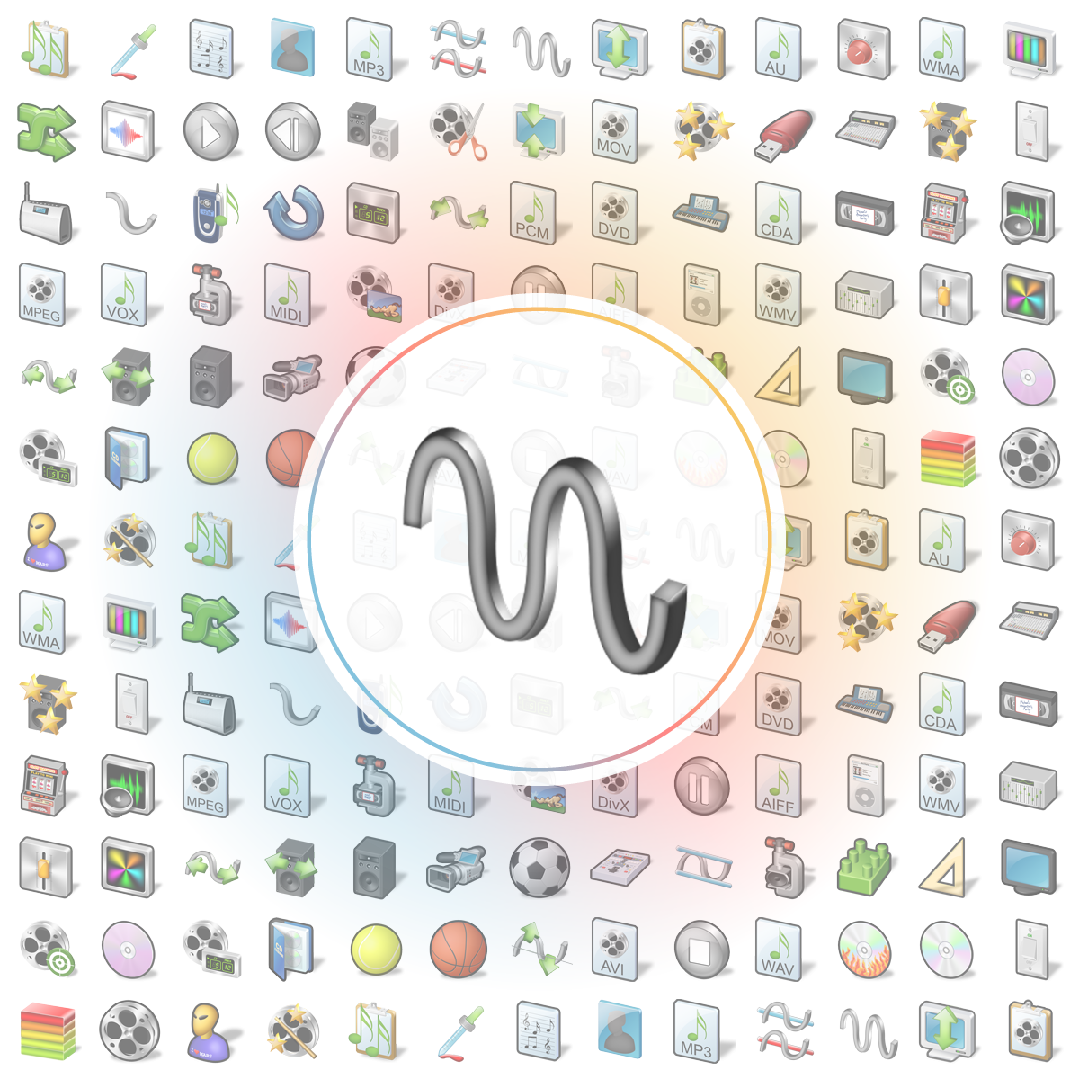 Wave high frequency Icon - Iconshock