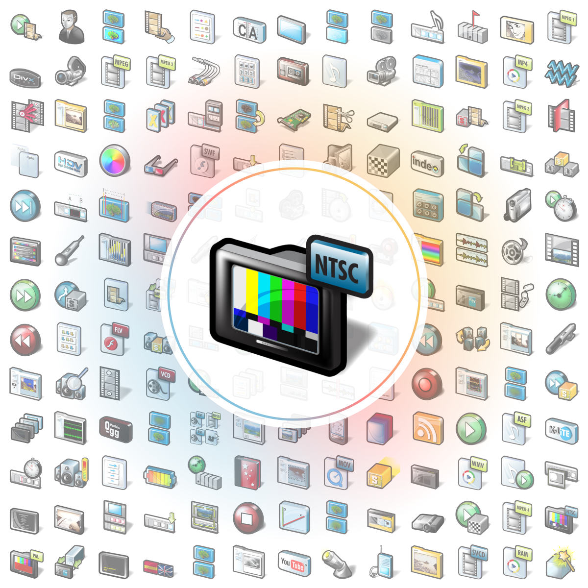 Ntsc Icon - Iconshock