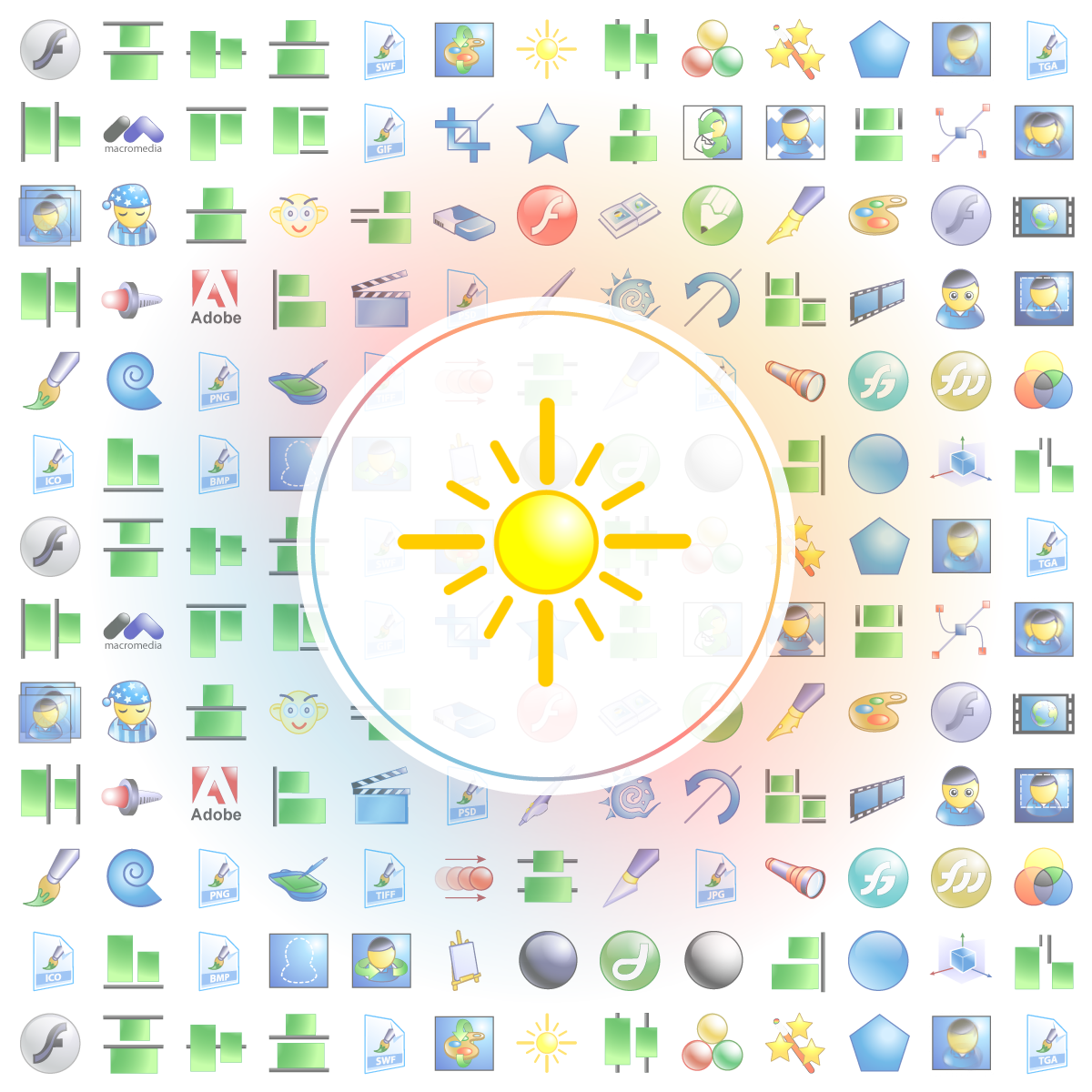 Bright Icon - Iconshock