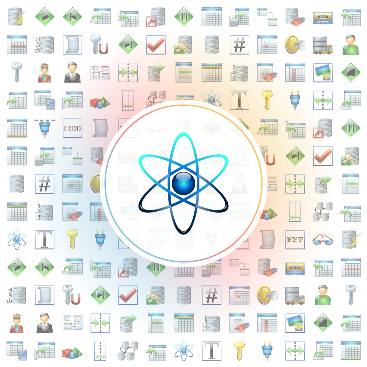 Atom Icon - Iconshock