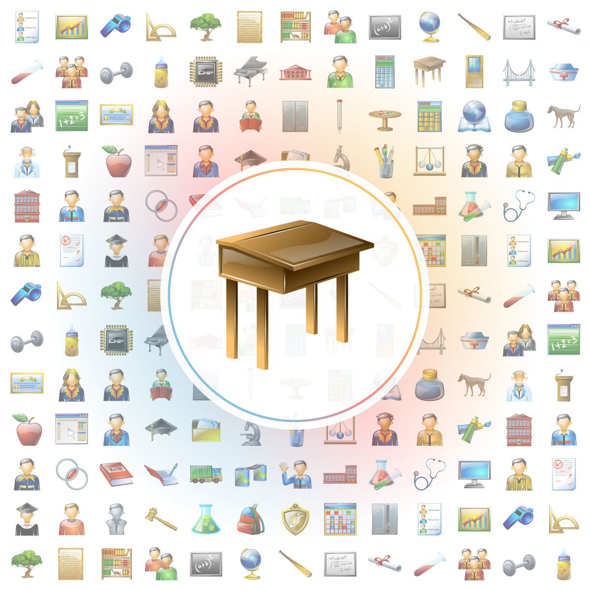 Desk Icon - Iconshock