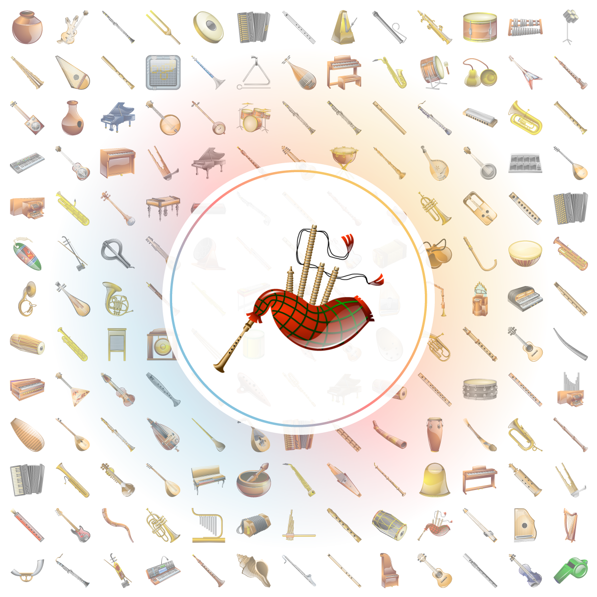 Bagpipe Icon - Iconshock