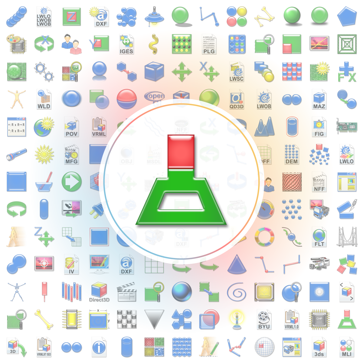 Extrusion Icon - Iconshock