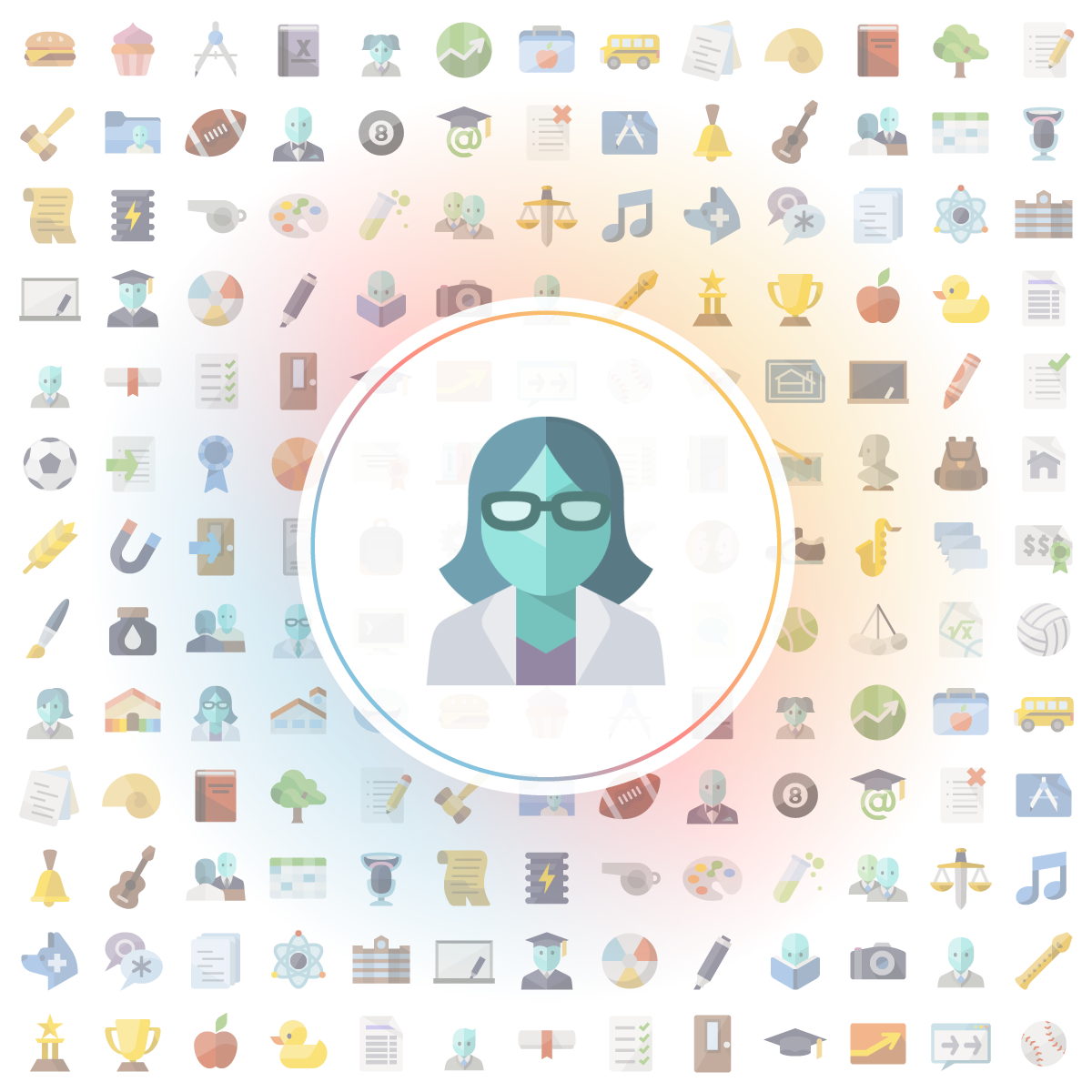 Female professor Icons - Iconshock