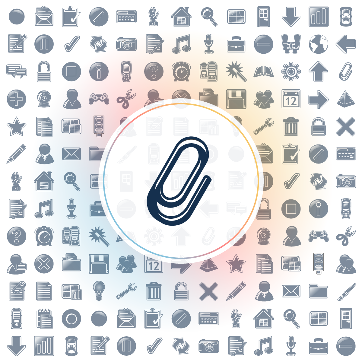 Clip Icon - Iconshock