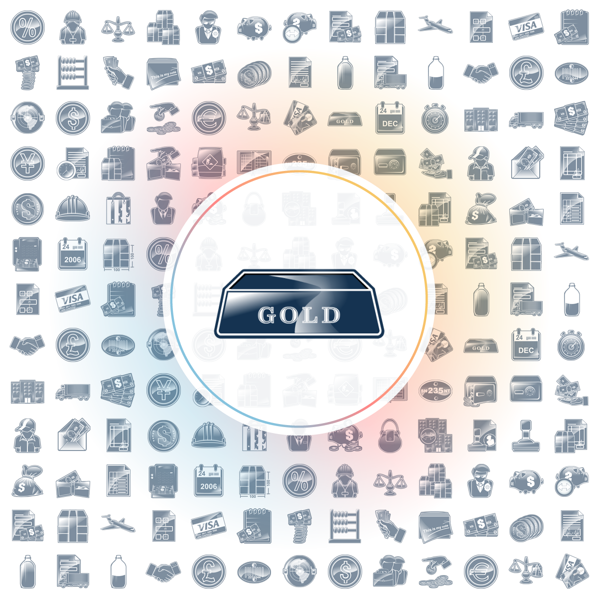 Gold Icon - Iconshock