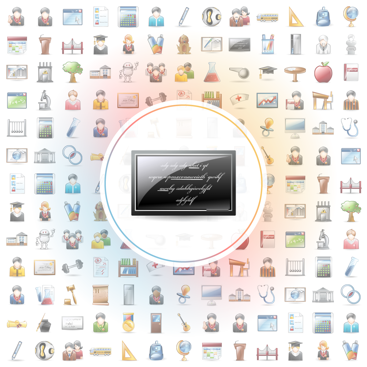 Blackboard Icon - Iconshock