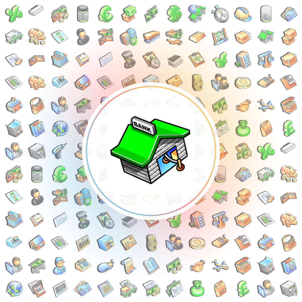 Bank Icon - Iconshock