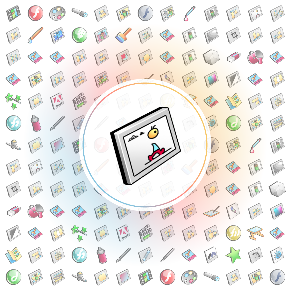 Cartoon Icon - Iconshock