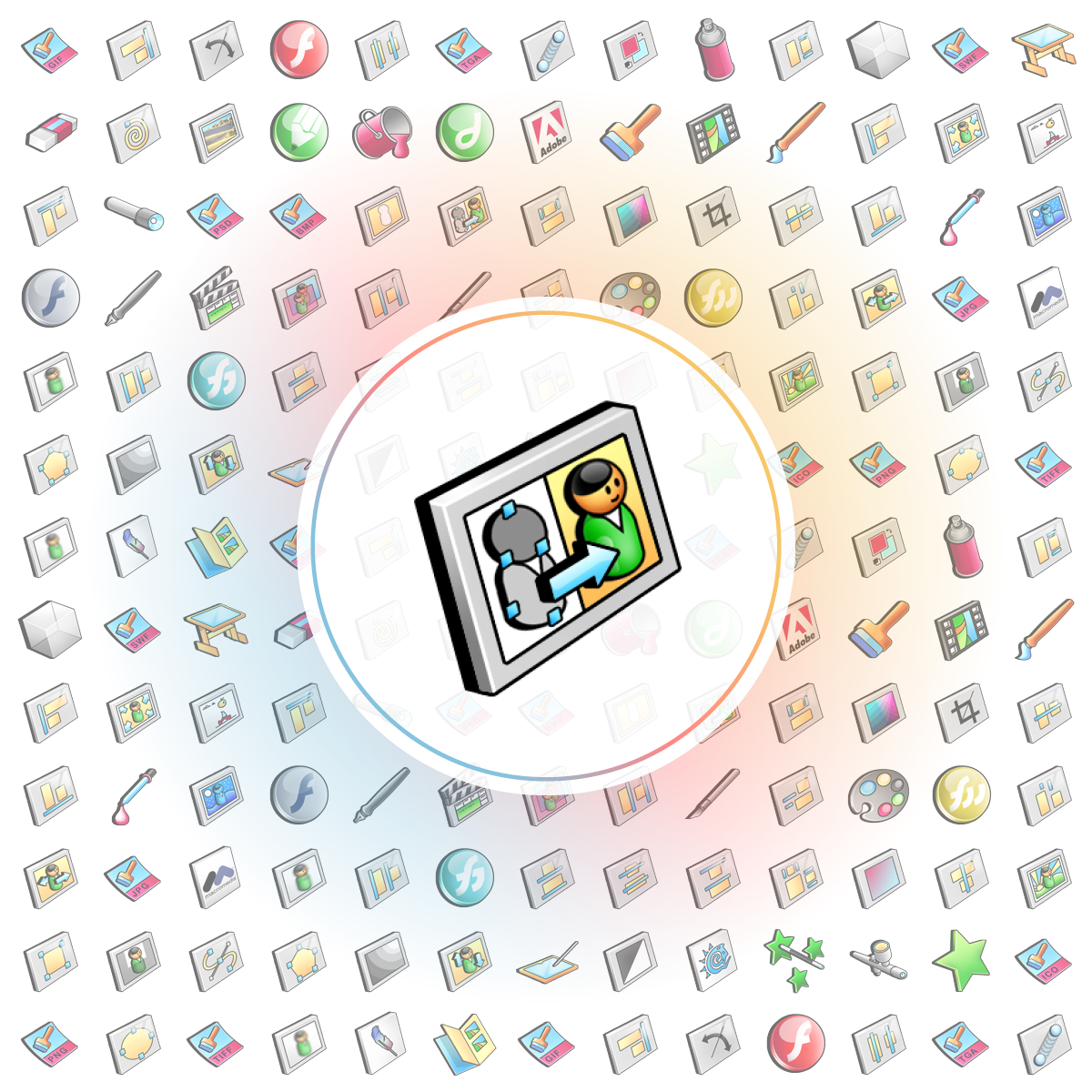 Vector to raster Icon - Iconshock