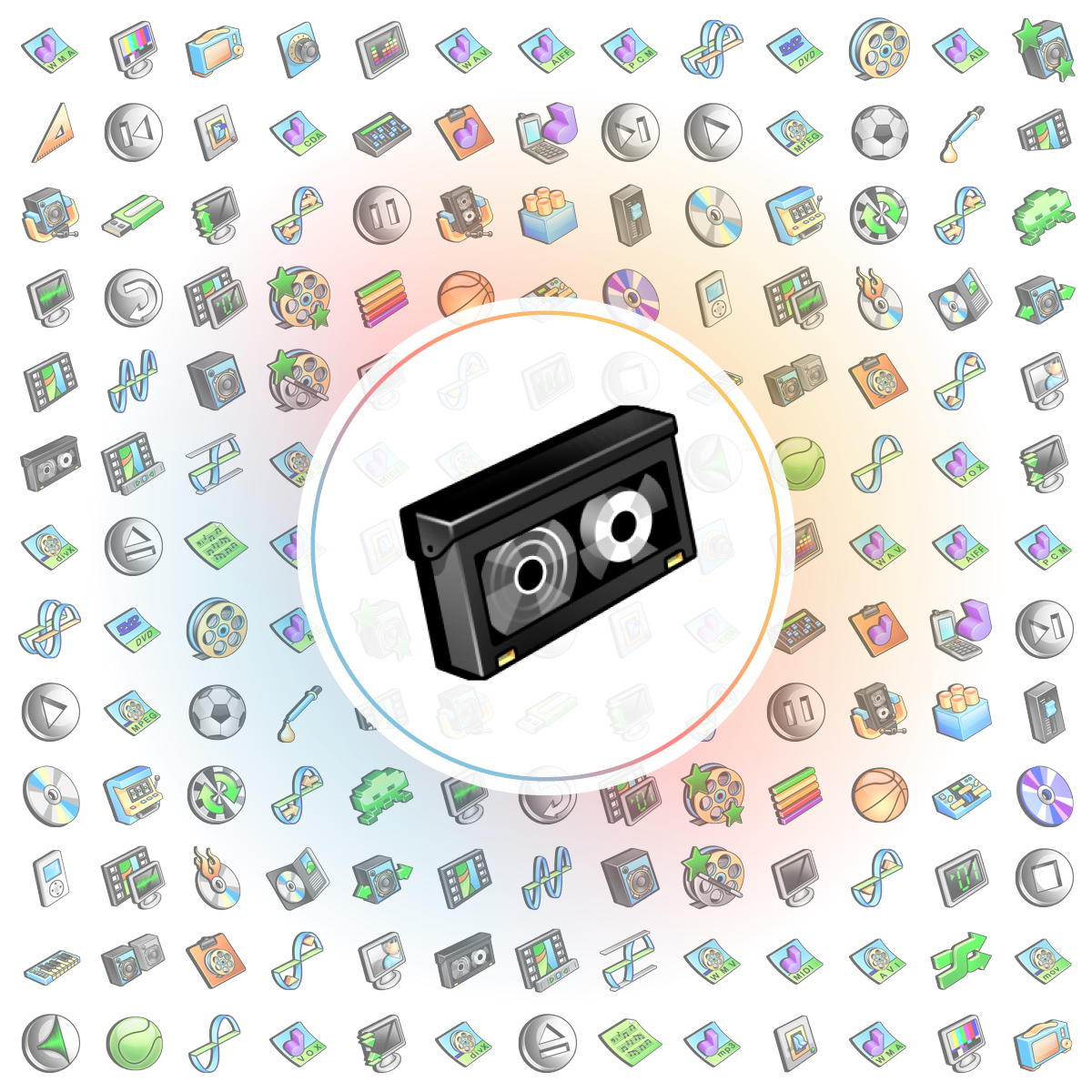 Videotape Icon - Iconshock