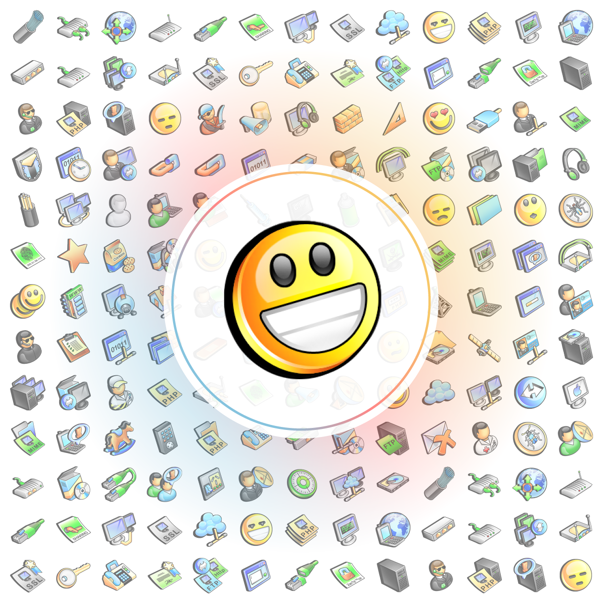 Emoji smiling Icon - Iconshock