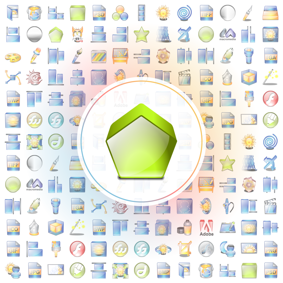 Polygon Icon - Iconshock