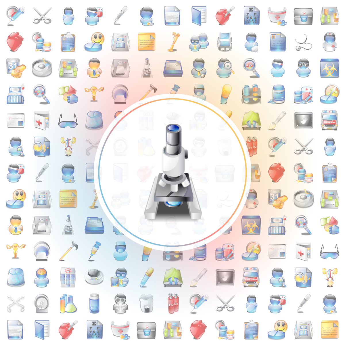 Microscope Icon - Iconshock