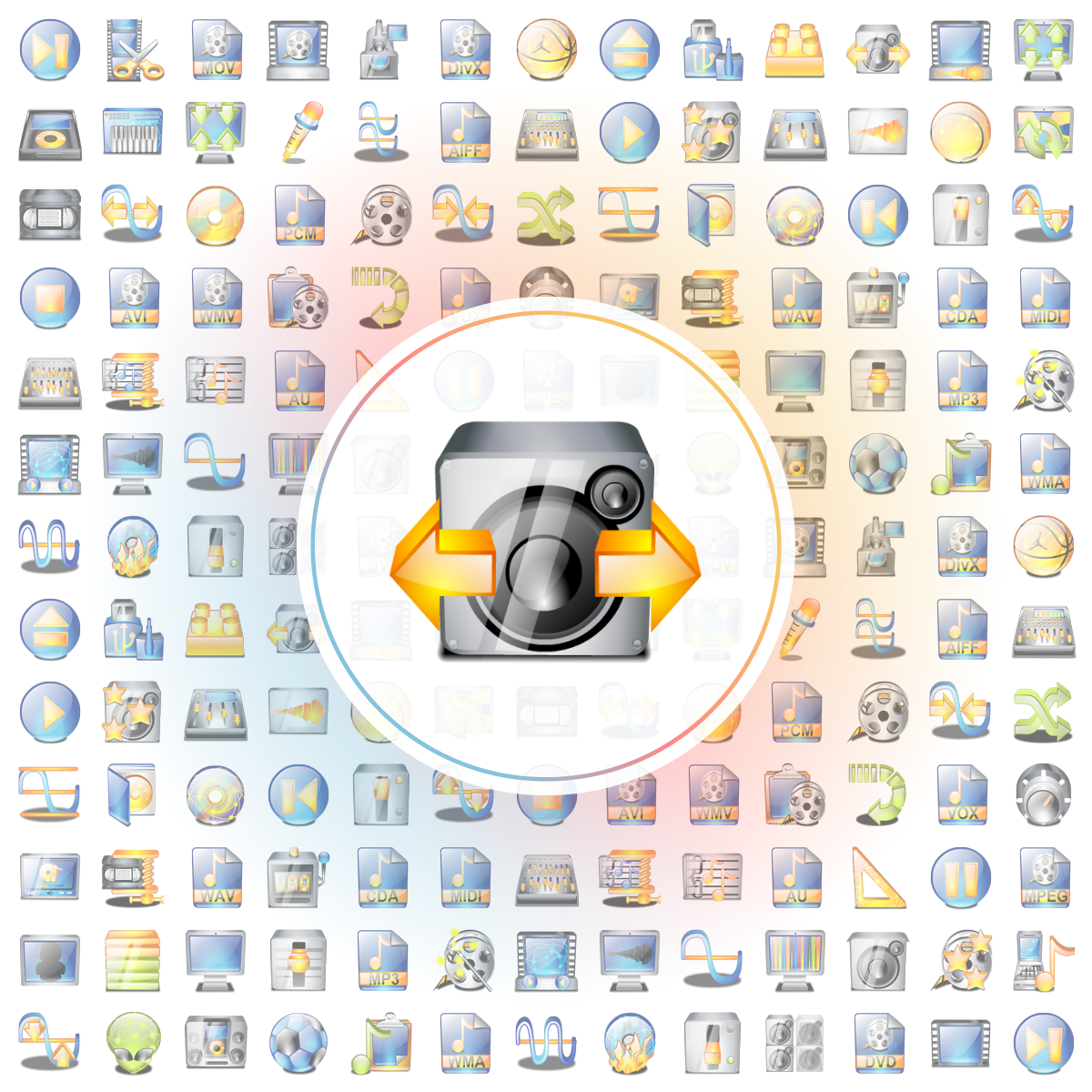 Audio pan Icon - Iconshock