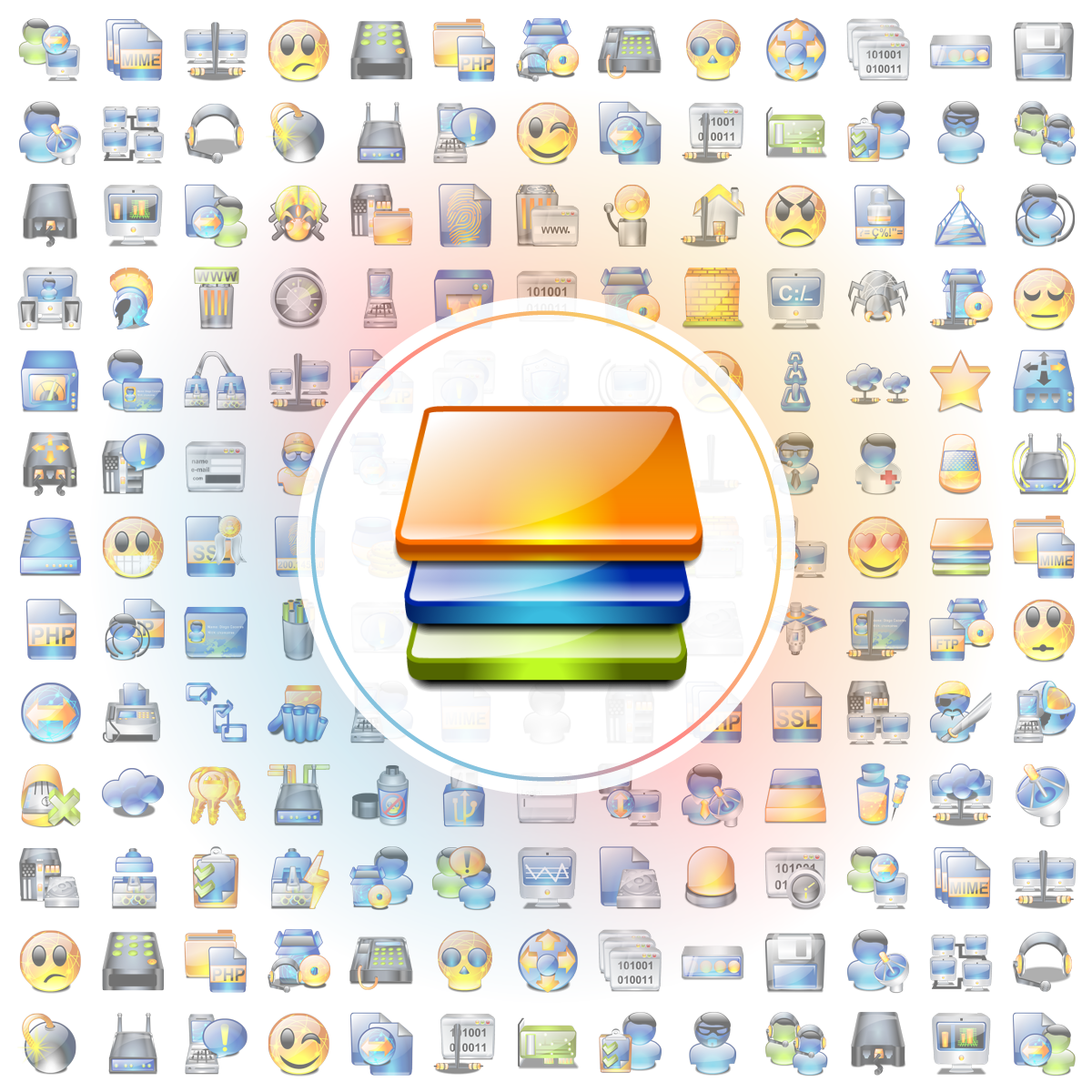 Osi model Icon - Iconshock