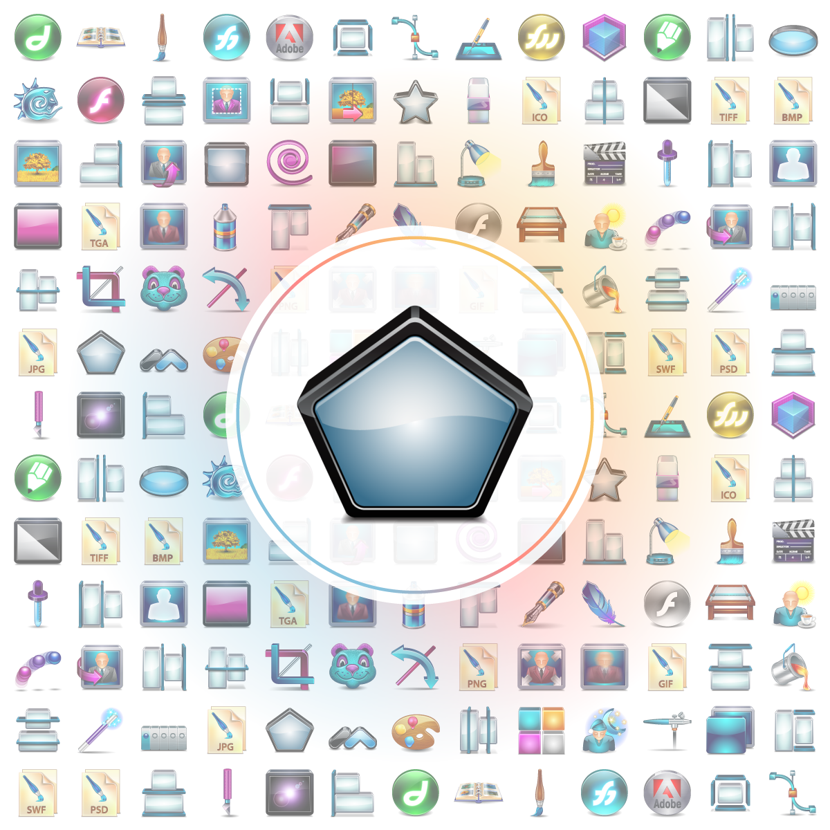 Polygon Icon - Iconshock